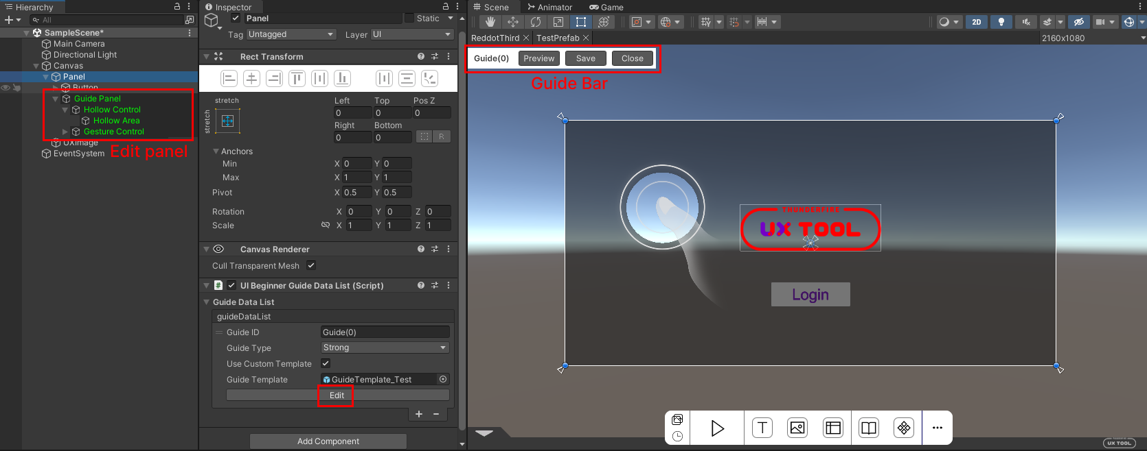 ThunderFire UX Tool - A Unity UI solution for designers