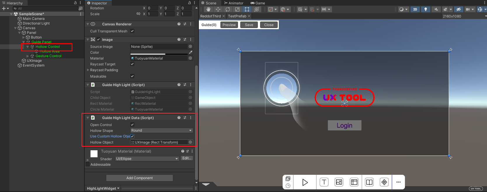 ThunderFire UX Tool - A Unity UI solution for designers